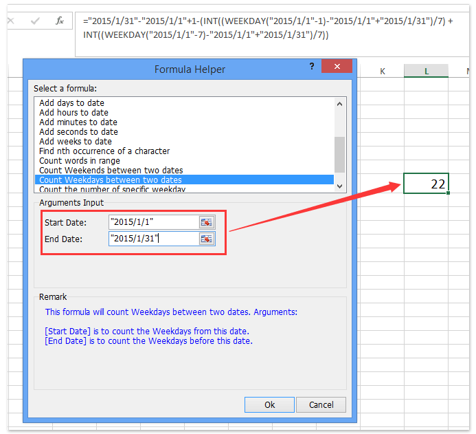 How To Count The Number Of Days Or Workdays In A Month In Excel 