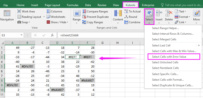How To Quickly Sum A Column Cells Ignore N A Errors In Excel 