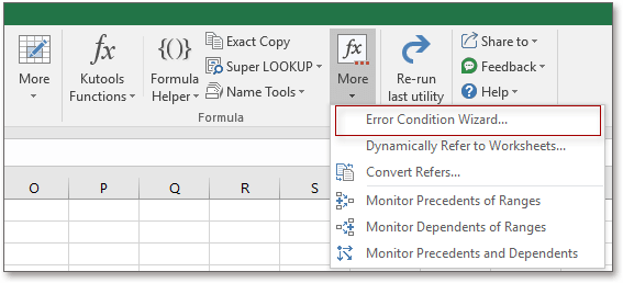 Como contar o número de células de erro / células sem erro no Excel?
