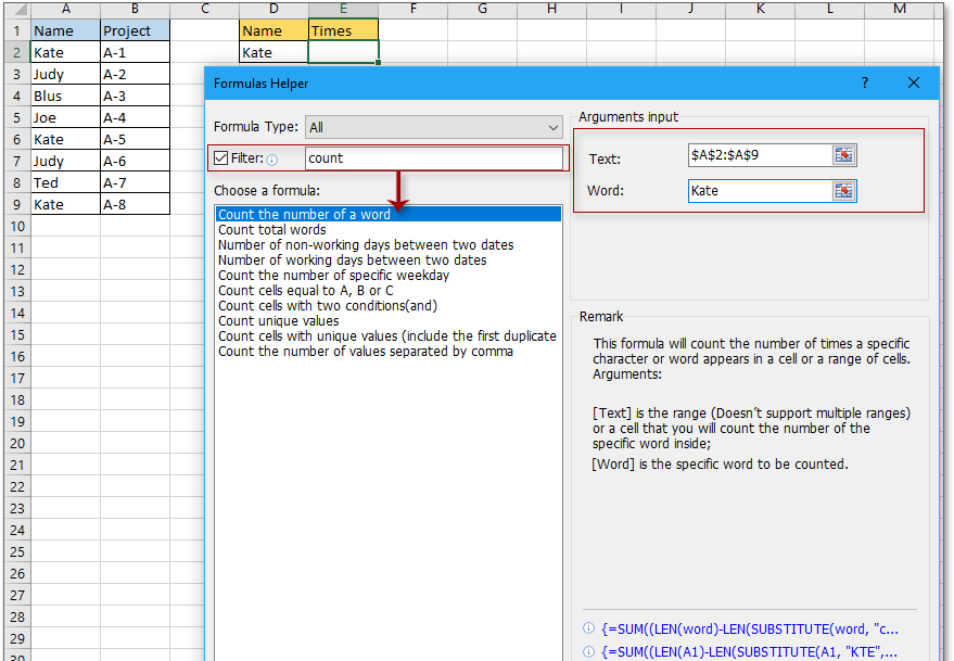 How To Count Frequency Of A Text number character In Excel Column 