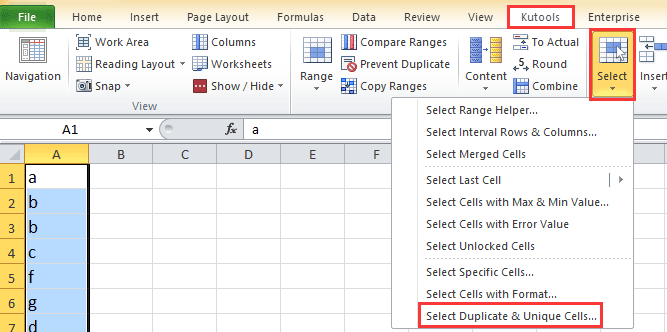 How to count and remove duplicates from a list in Excel?