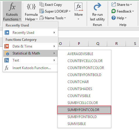How to count or sum cells based on the font colors in Excel?