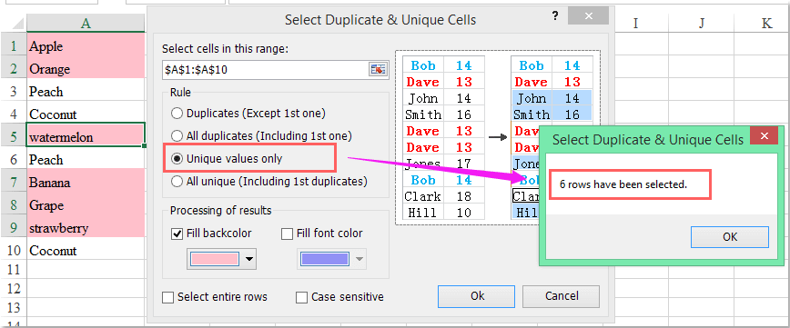 How To Count Unique Values Or Numbers In A Column In Excel 1350