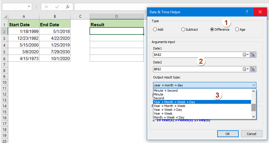 Excel Count Weeks Between 2 Dates - Design Talk