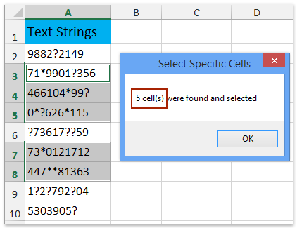 How to countif wildcards (asterisks or question marks) in Excel?