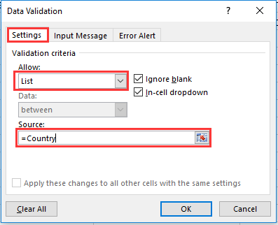How to create a drop down list from another drop down list in Excel?