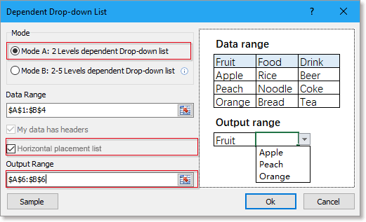 How to create a drop down list from another drop down list in Excel?