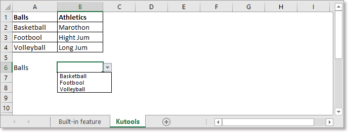 How to create a drop down list from another drop down list in Excel?