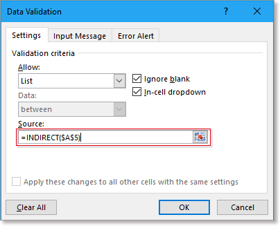 How to create a drop down list from another drop down list in Excel?