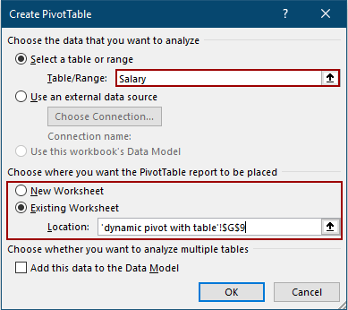 How to create a dynamic Pivot Table to auto refresh expanding data in Excel?