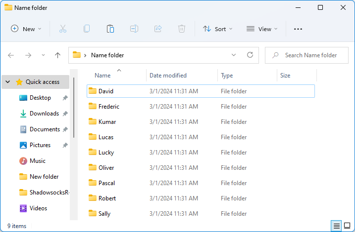 Create multiple folders and subfolders from a list of data in Excel
