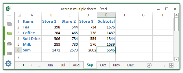 How To Create A List From Same Cells Across Multiple Sheets In Excel 
