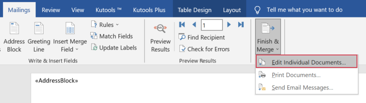 How to print labels for mailing list from Excel