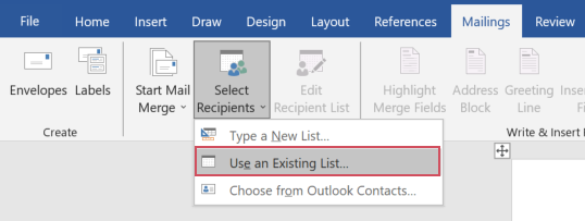 How to print labels for mailing list from Excel