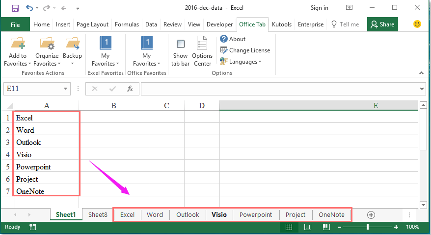 How To Create Multiple Worksheets From A List Of Cell Values 