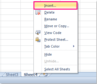 How to create sheet template and apply it in Excel?