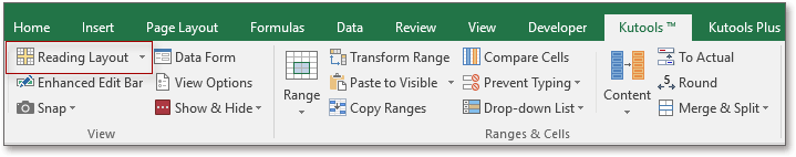How to quickly crosshair highlight active cell in Excel?