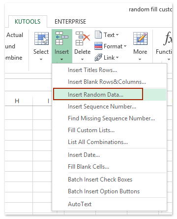 How to create and fill new custom lists quickly in Excel?