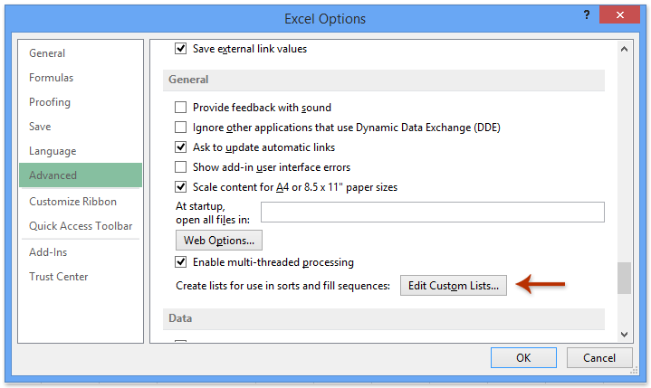 How to create and fill new custom lists quickly in Excel?