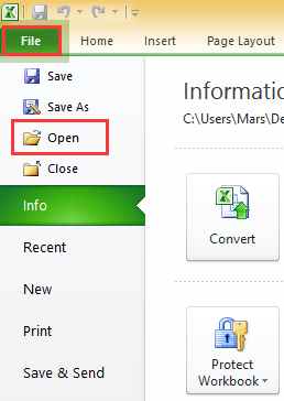 How to convert csv file to xls file or import/open csv in Excel?