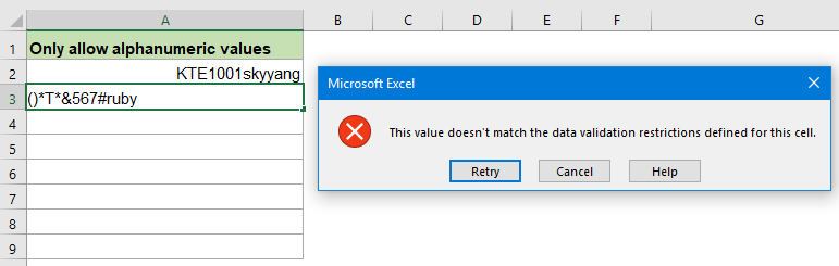 Excel-Datenvalidierung: Datenvalidierung in Excel hinzufügen, verwenden ...
