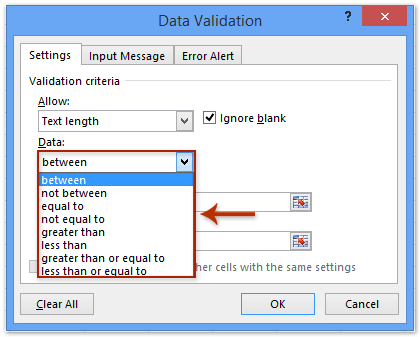 How to limit characters length in an Excel cell?