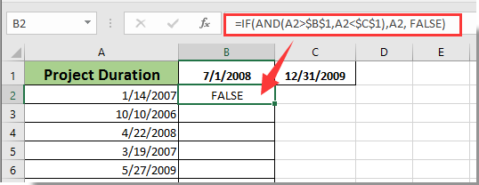 Ms Excel Determine If A Date Falls Between Two Dates Printable 