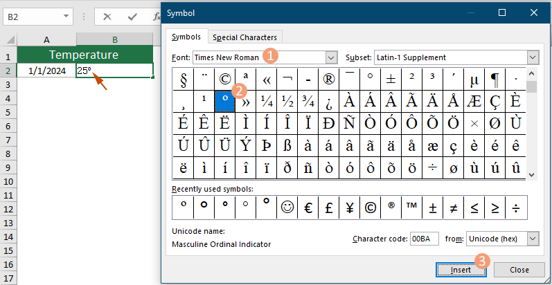 Easily insert the degree symbol in Excel: A complete guide