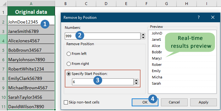 How to delete string after nth character in Excel? How to delete string after nth character in Excel?