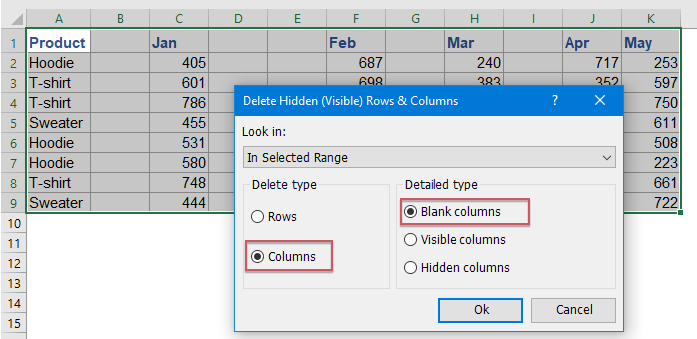 How To Delete Multiple Empty Columns Quickly In Excel 