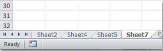 How to delete all the blank worksheets in Excel?