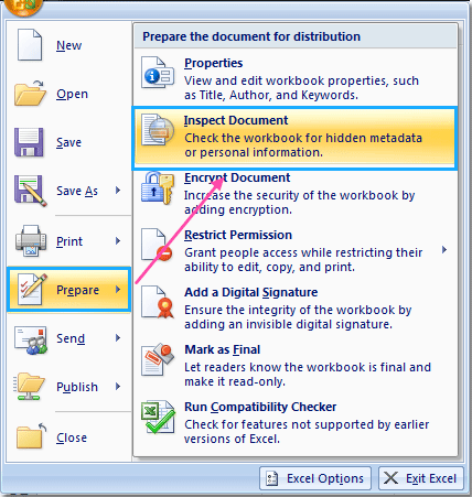 Excel Delete Hidden Worksheets