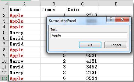 How to delete rows not containing certain text in Excel?