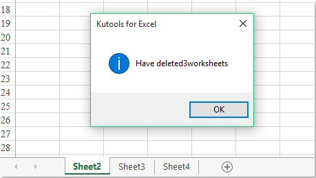How to delete worksheet based on cell value in Excel?