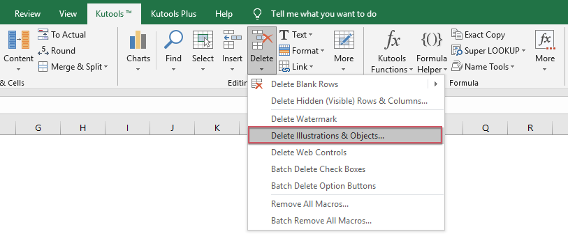 How To Quickly Delete All Text Boxes In Excel 