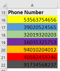 Vba Hex Color Codes