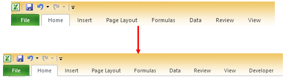 How to show/display developer tab in Excel Ribbon?