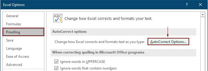 How to create and insert an Auto Text entry in Excel?