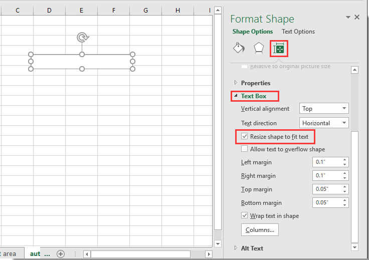 How To Automatically Resize The Text Box To Fit The Content In Excel 