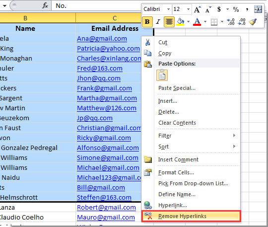 How To Remove Hyperlink In Excel Quickly Using Vba Excel