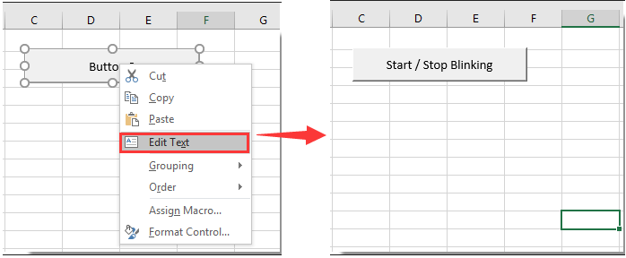 How To Blink Or Flash Text Of Specified Cell In Excel 
