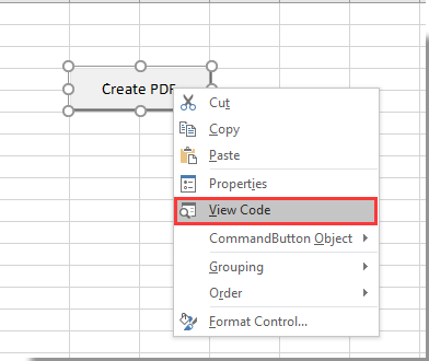 How to use Command Button to save active worksheet as PDF file in Excel?