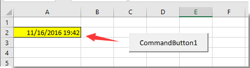 How to update or insert (current) date and time by a Command Button in ...