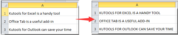How To Capitalize All Letters In Cell Or A Column In Excel 