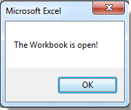How to find or check if a specific workbook is open or not in Excel?