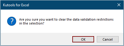 How to clear restricted values in cells in Excel?