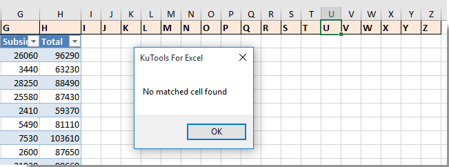 How to click on alphabet letter to go to cell which starts with that ...