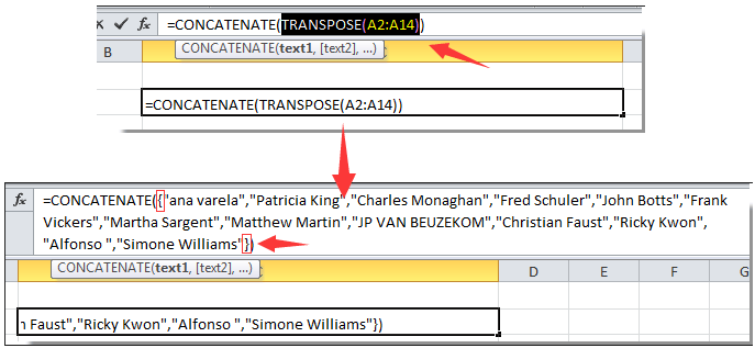 How To Combine Multiple Rows To One Cell In Excel 