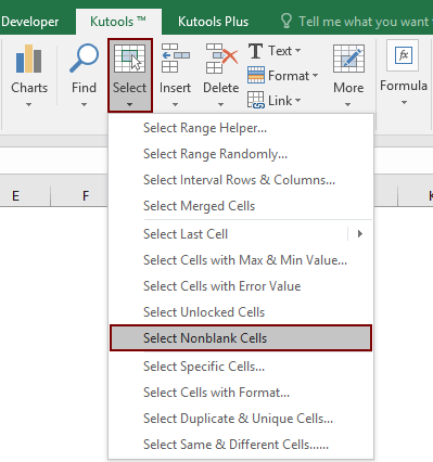 How to condense a list to have no blanks in Excel?