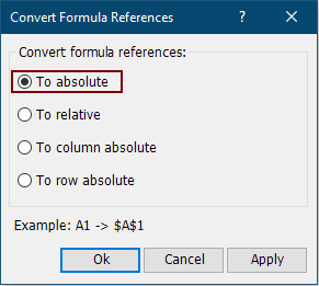 How to keep formula cell reference constant in Excel?